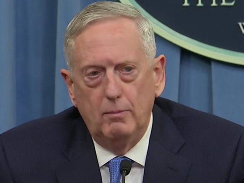 Defense Secretary Jim Mattis Press Conference On Syria, North Korea ...