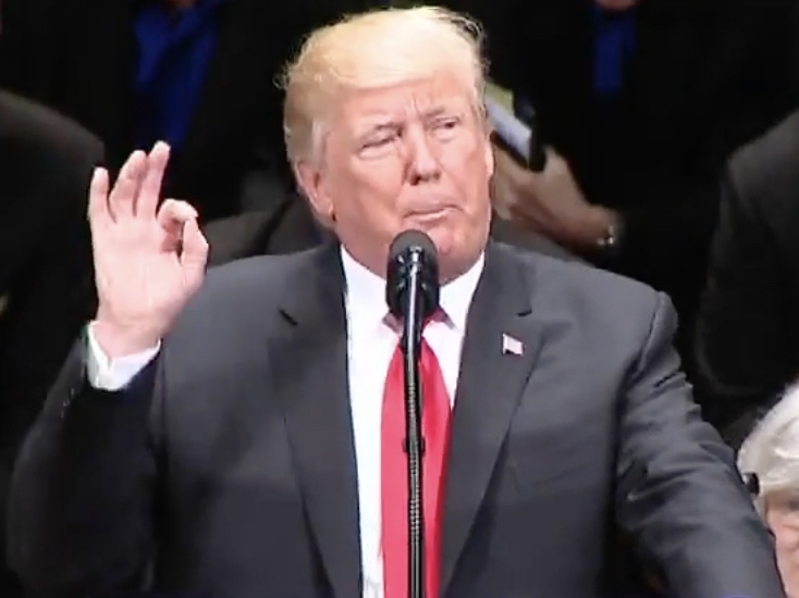 Trump At Celebrate Freedom Rally: "We Will Build The Wall" | Video ...