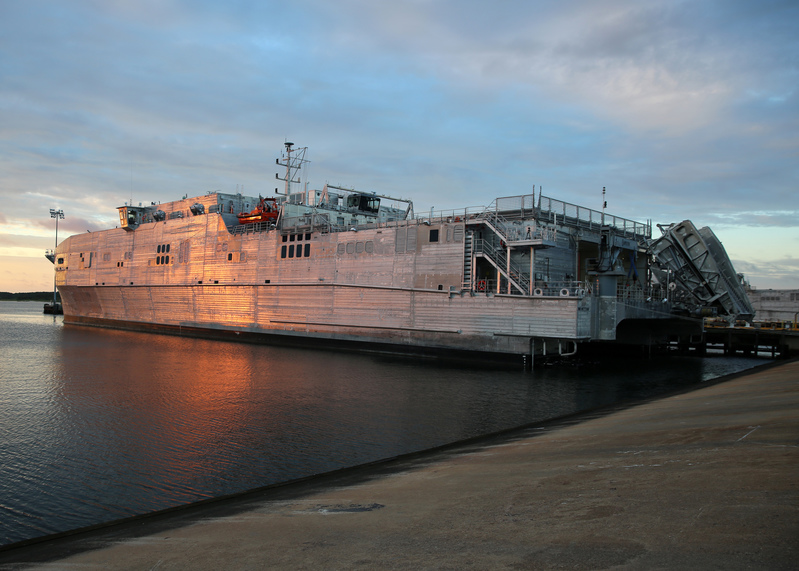 The Navy’s Next Expeditionary Fast Transport (EPF) USNS Newport ...