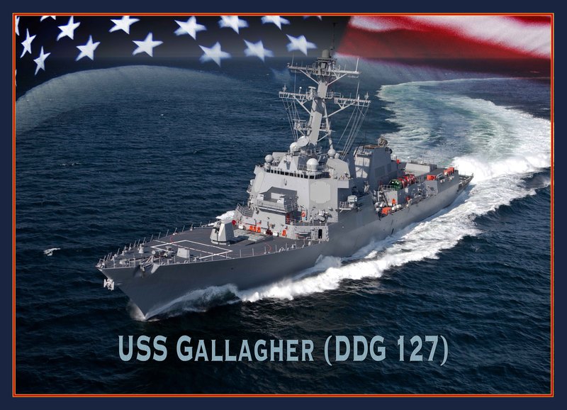 The Last Flight IIA Arleigh Burke Destroyer: USS Gallagher ...