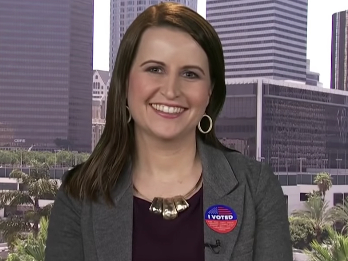 LA Times Reporter Christina Bellantoni Appears on MSNBC With 'I Voted ...