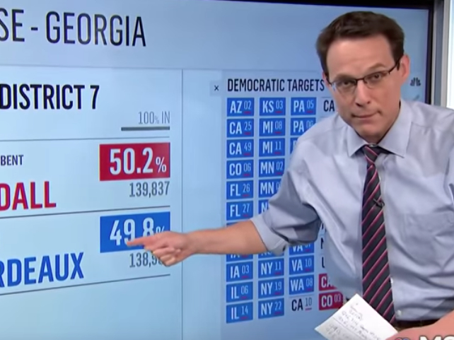 Kornacki Map: Democrats Could End Up Picking Up 40 House Seats From ...