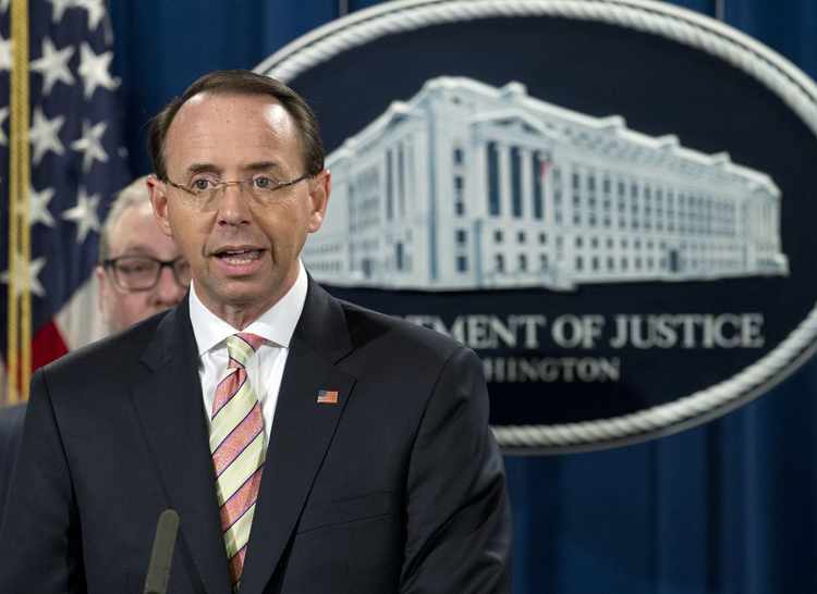 Rod Rosenstein Submits Letter of Resignation to Trump | RealClearPolitics