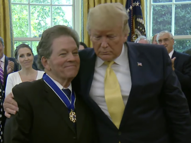 President Trump Presents the Presidential Medal of Freedom to Arthur ...