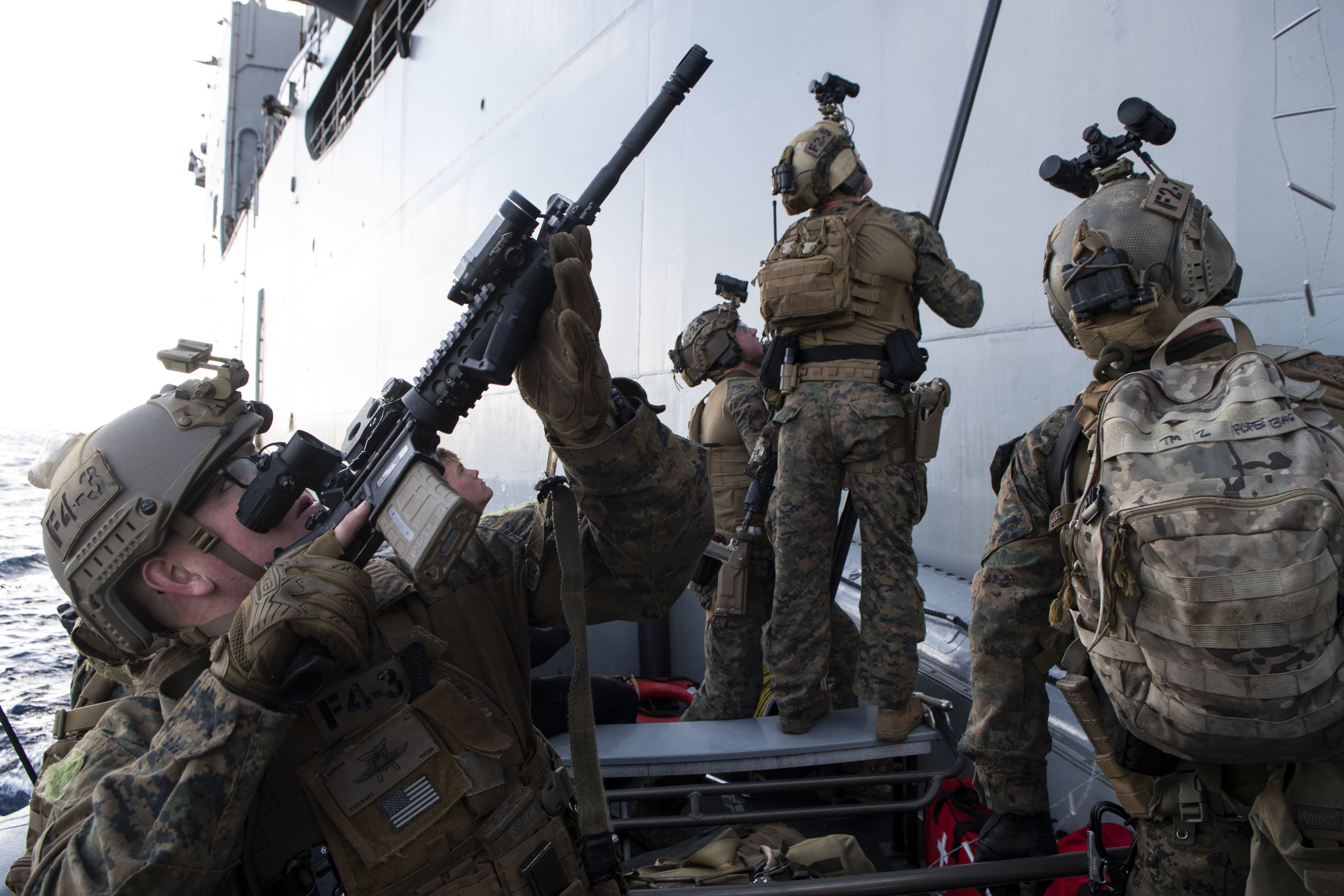 Marines Put On Civilian Ship to Provide Security Near Iran ...
