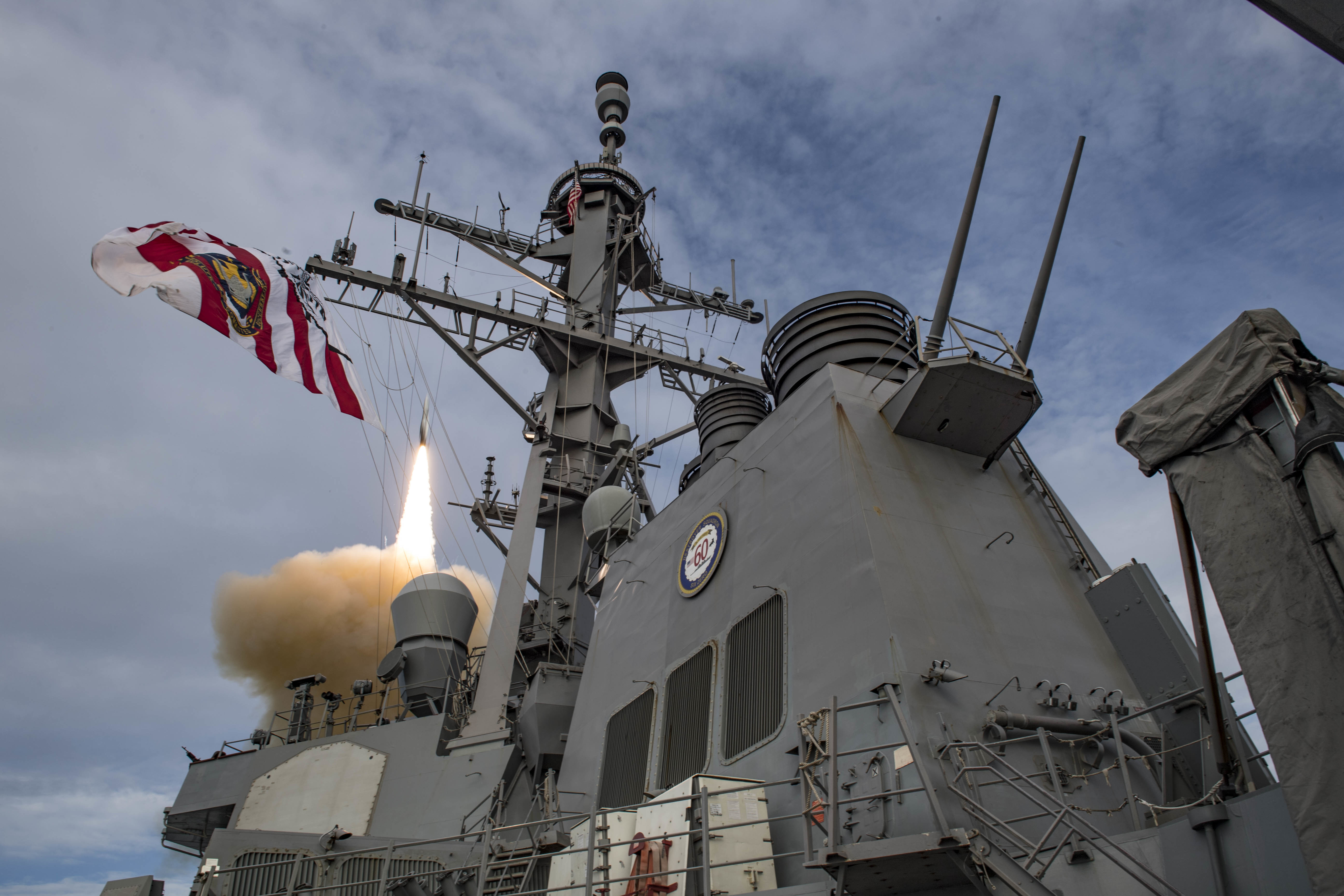 In First, NATO Ships Share Target Data & Knock Down Ballistic Missiles ...