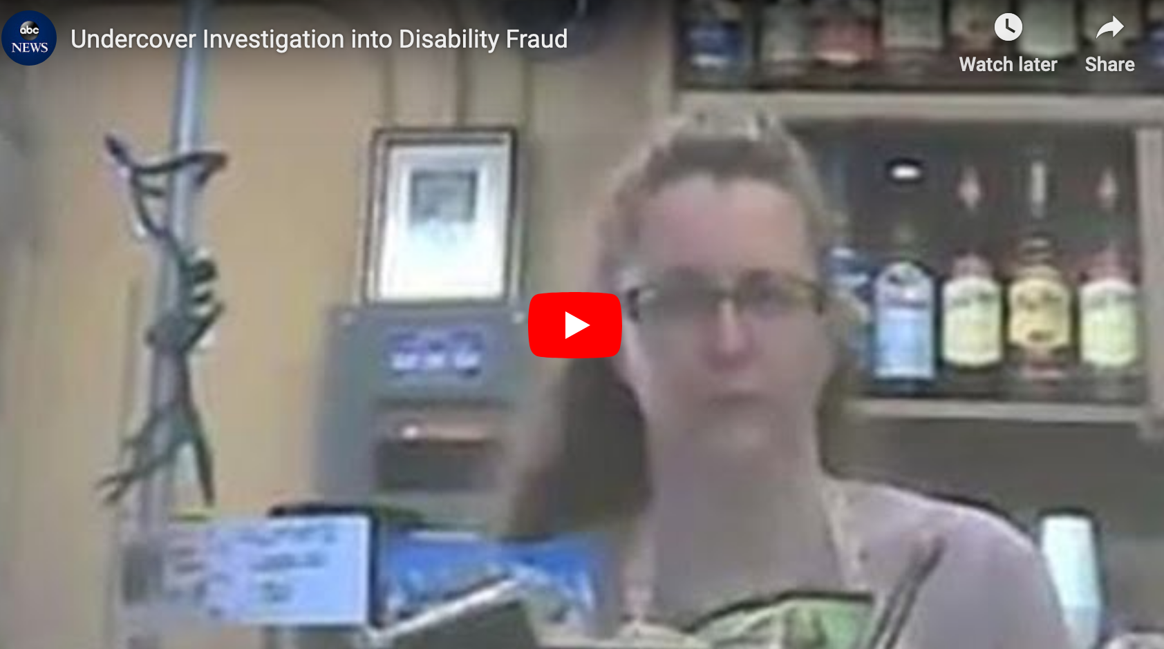 Undercover Investigation into Disability Fraud: ABC News | Video ...