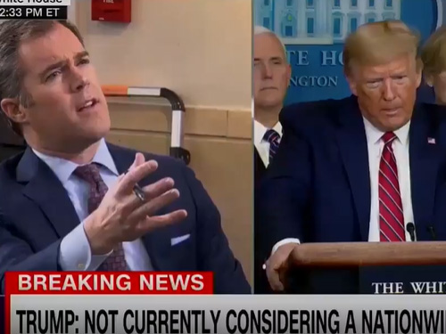 President Trump Upbraids NBC's Peter Alexander: "You Should Be Ashamed ...