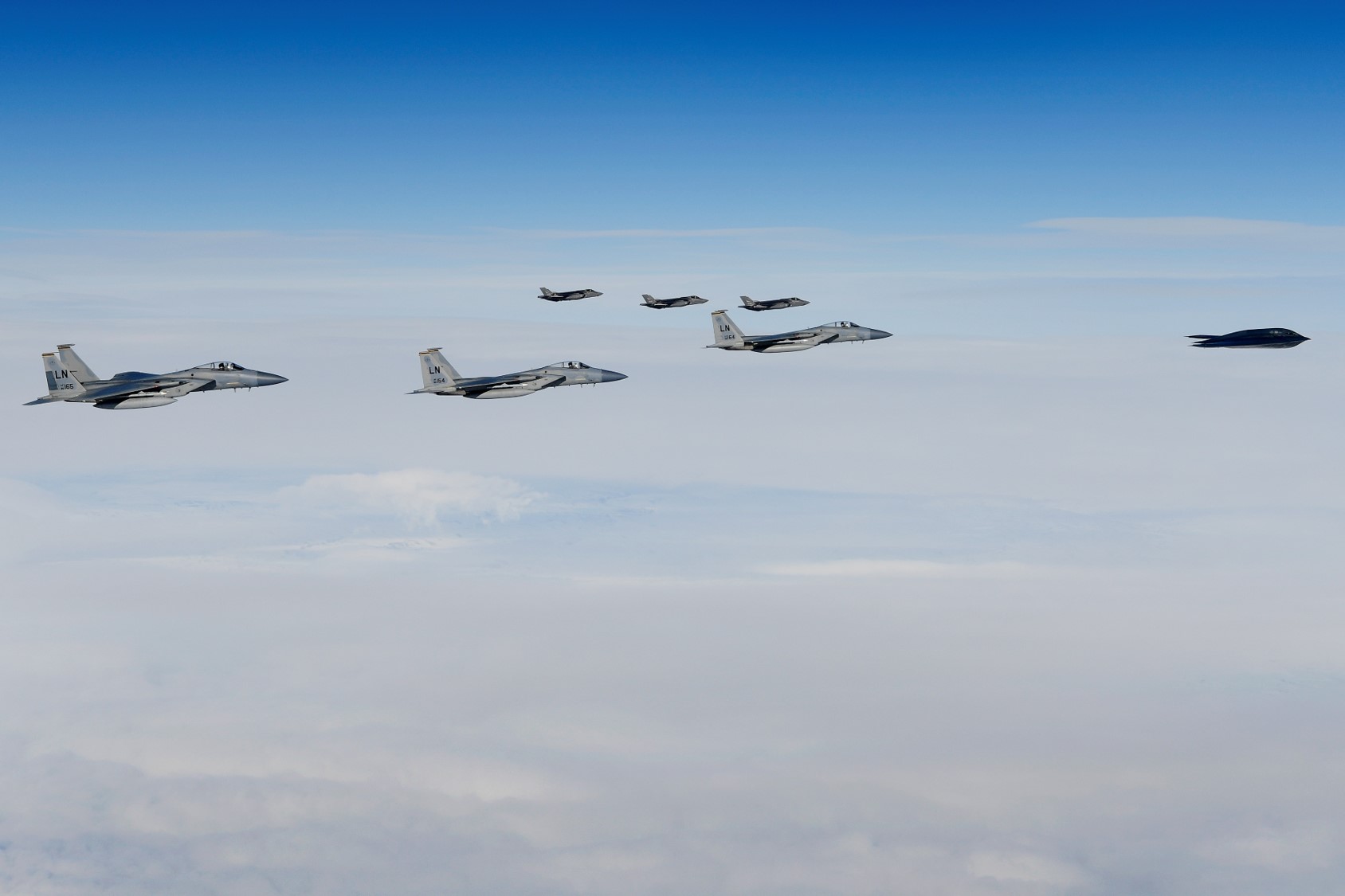 U.S. B-2, Norwegian F-35s Team Up for Another Flight Over Iceland ...