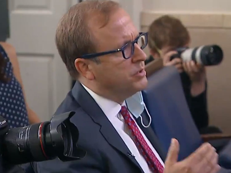 ABC's Jon Karl vs. President Trump on Woodward Tapes: "Why Did You Lie ...