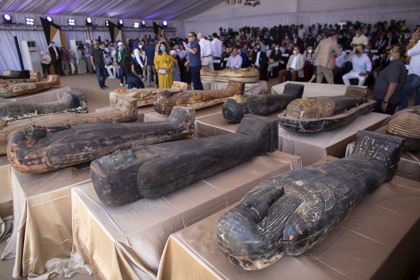 Egypt Unveils 59 Ancient Coffins in Major Discovery | RealClearScience Egypt Unveils 59 Ancient Coffins in Major Discovery | RealClearScience