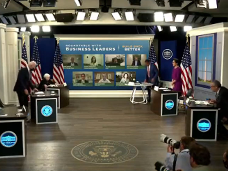 Behind The Scenes: President Biden Is Hosting White House Events From A ...