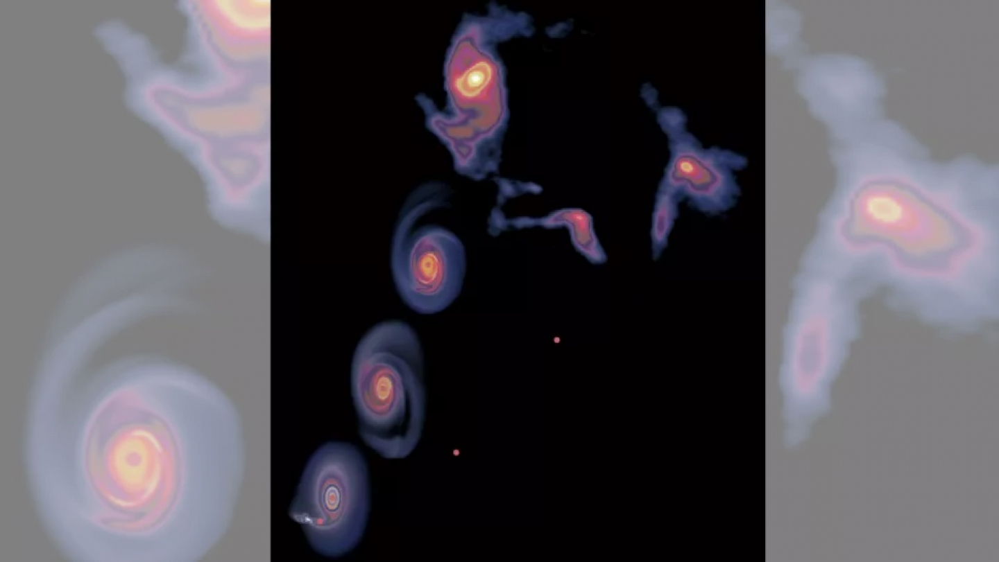 Bizarre Spiral Object Seen Swirling Around Milky Way Center ...