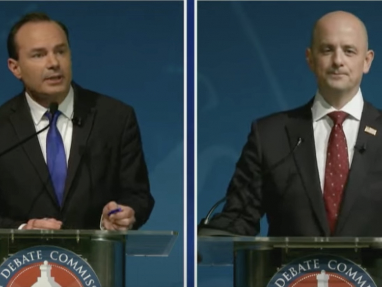 Utah Senate Debate: Republican Incumbent Mike Lee And Independent Evan ...