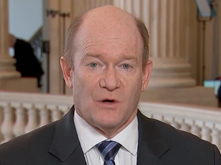Sen. Chris Coons: "Gravely Concerned" That DeSantis Referred To Ukraine ...