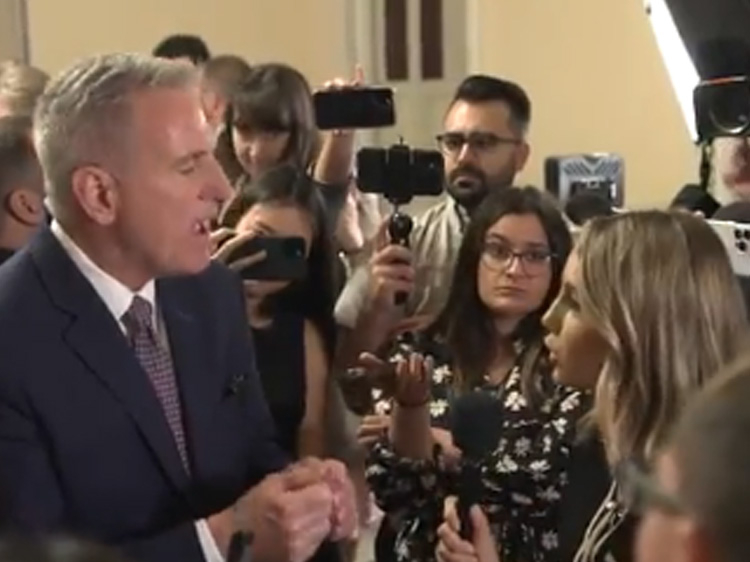 McCarthy Confronts CNN Reporter After Trump Question: Your Network ...