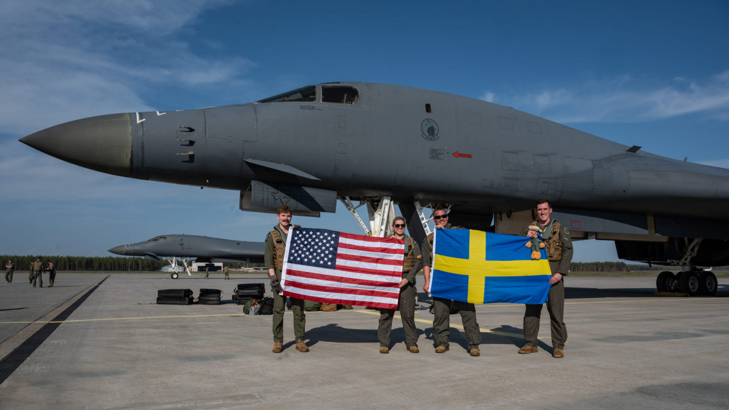 U.S. B-1 Bombers Land in Sweden for First Time | RealClearDefense