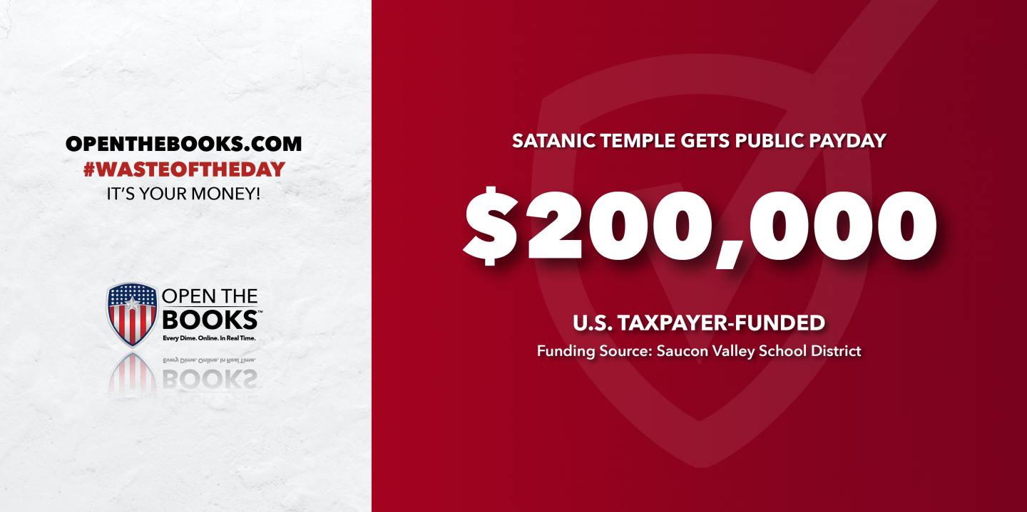 Waste of the Day: PA School District Pays Satanic Temple $200K, Allows ...