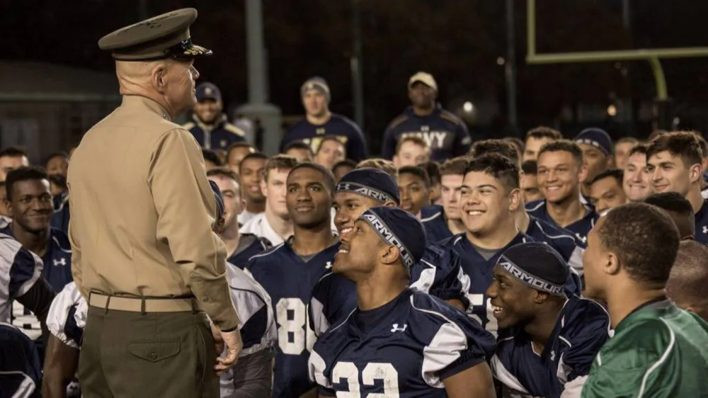 Nearly Half of Naval Academy Football Players Become Marines ...