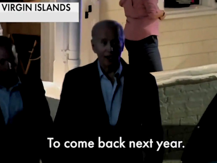 President Biden's 2024 New Year's Resolution: "To Come Back Next Year ...