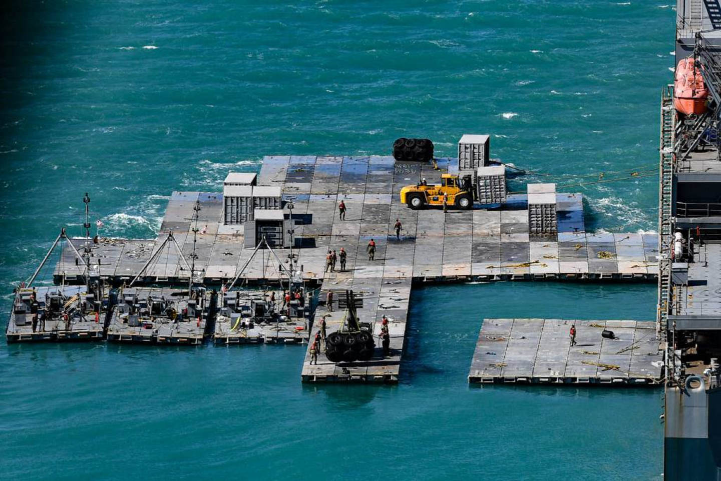 U.S. Army Starts Building Pier for Gaza Aid | RealClearDefense