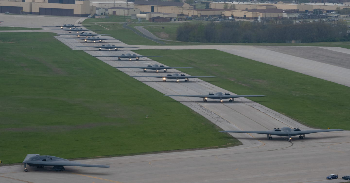 Majority of the B-2 Spirit Fleet Take to the Skies in a Mass Launch ...