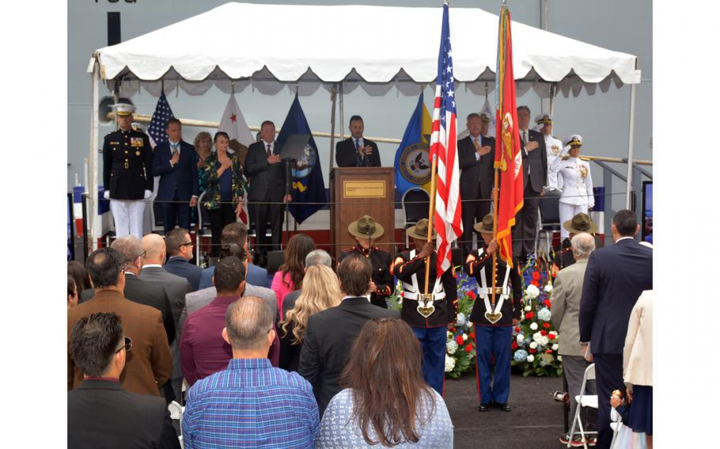 Military Sealift Command Christens Its Newest Expeditionary Sea Base ...