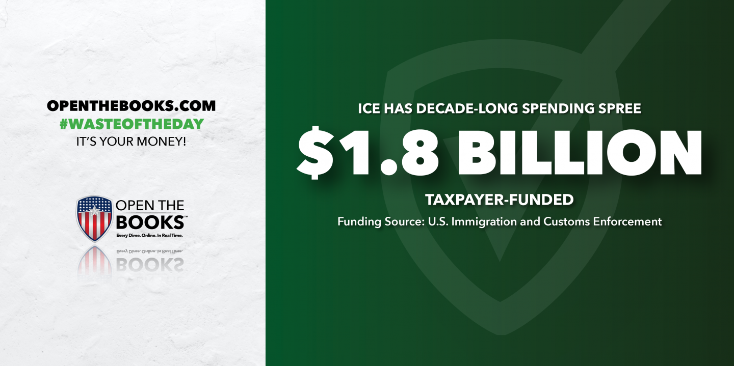 Waste of the Day: ICE Can’t Stay Under Budget — Spent More Than ...
