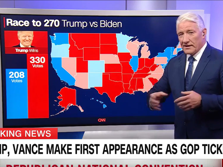 CNN's John King: Trump Poised For Electoral College Victory If Election Held Today | Video ...
