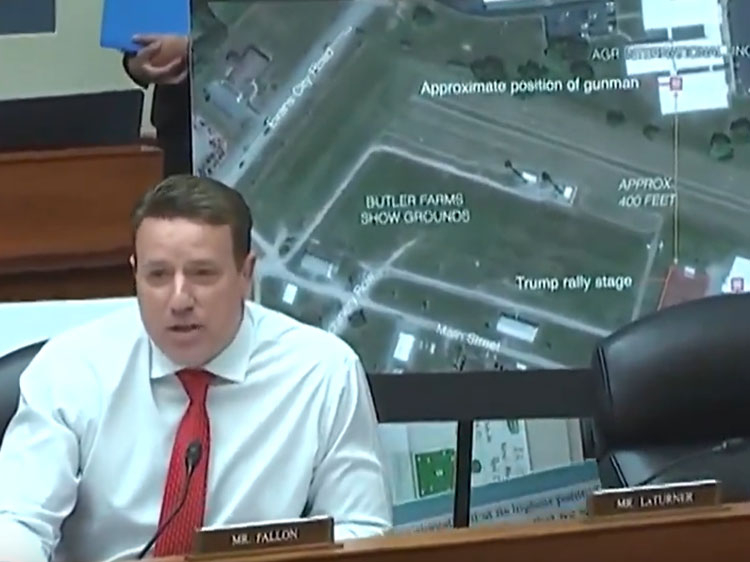 Rep. Pat Fallon to Secret Service Director: I "Recreated What Happened ...