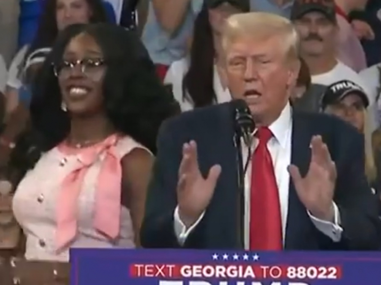 Michaelah Montgomery at Trump Rally: "The Fight Is Nothing If All We Do ...