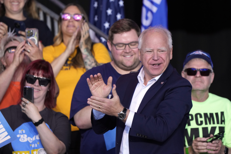 Watch Live: Gov. Tim Walz Speaks At Campaign Rally In Erie ...