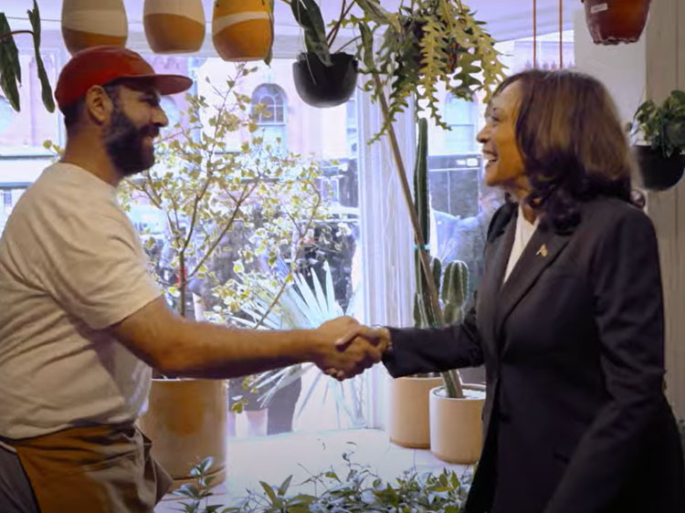 Harris Campaign Ad: "We Need Someone Who Cares About You And Is Not ...