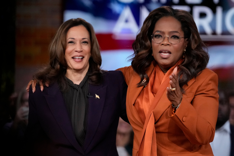 RealClearPolitics: Harris Campaigns With Oprah as Her Campaign ...