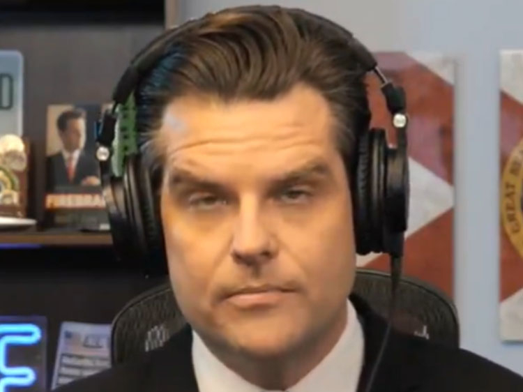 Rep. Matt Gaetz: DHS Official Told Me There Are Five Known ...