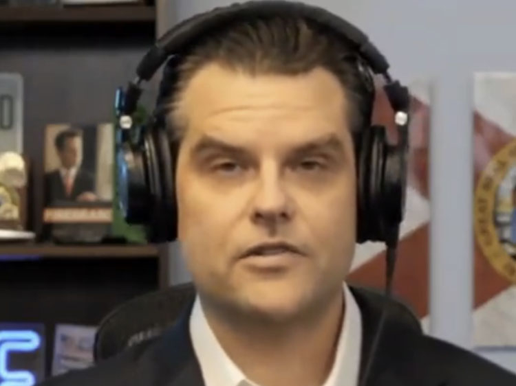 Rep. Matt Gaetz: One Group Attempting To Assassinate Trump Has "A ...
