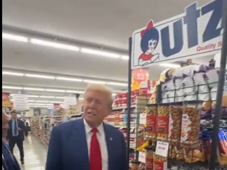 Campaigning In Pennsylvania, Trump Buys Huge Bag Of Utz Popcorn | Video ...