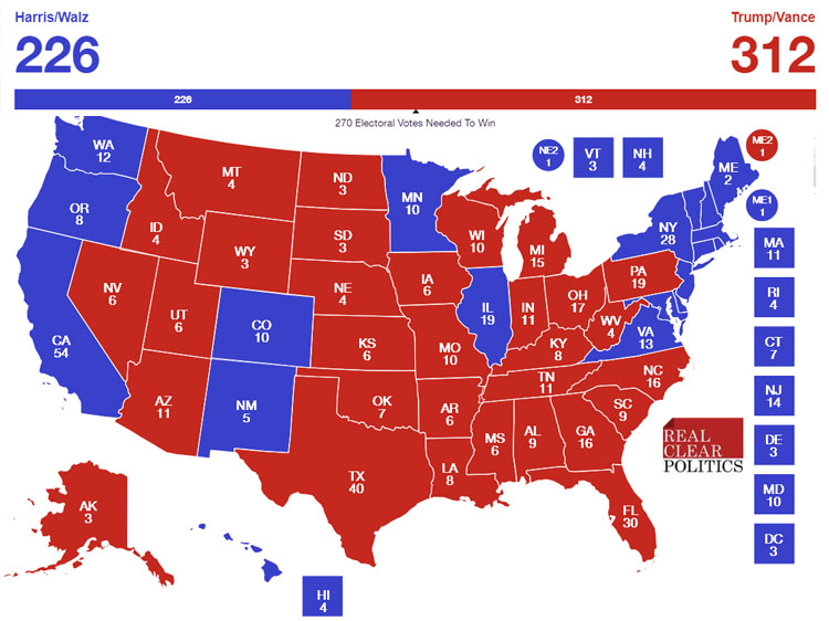 Tom Bevan: Trump Could Win "Narrow Landslide" in Electoral College With ...