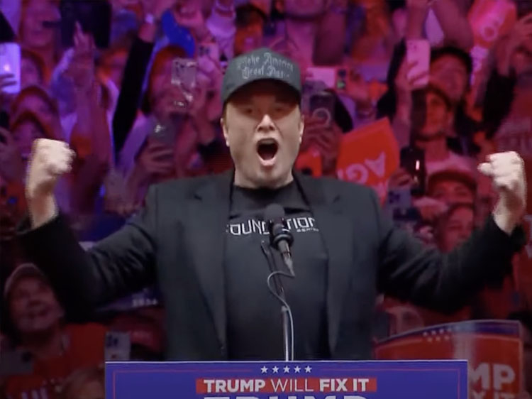 Elon Musk At Trump MSG Rally: "I'm Dark, Gothic MAGA" | Video ...