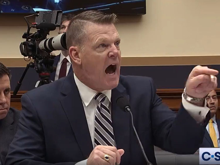 Acting Secret Service Chief Rowe and GOP Rep. Pat Fallon Shouting Match ...
