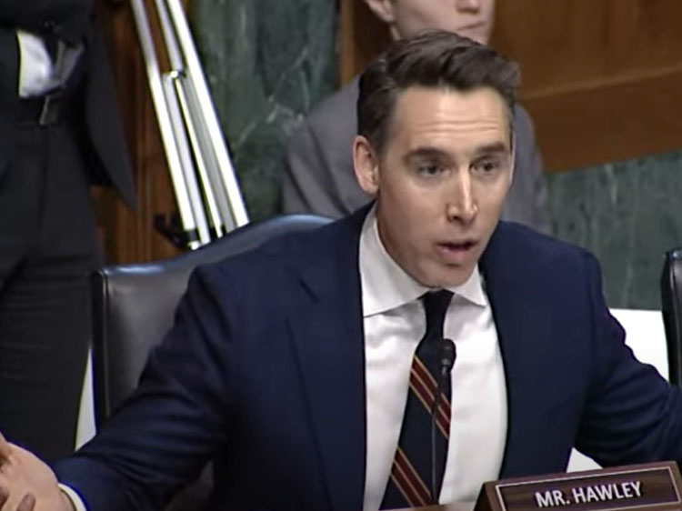 Sen. Josh Hawley Grills NCAA President: You Won't Defend Transgender ...