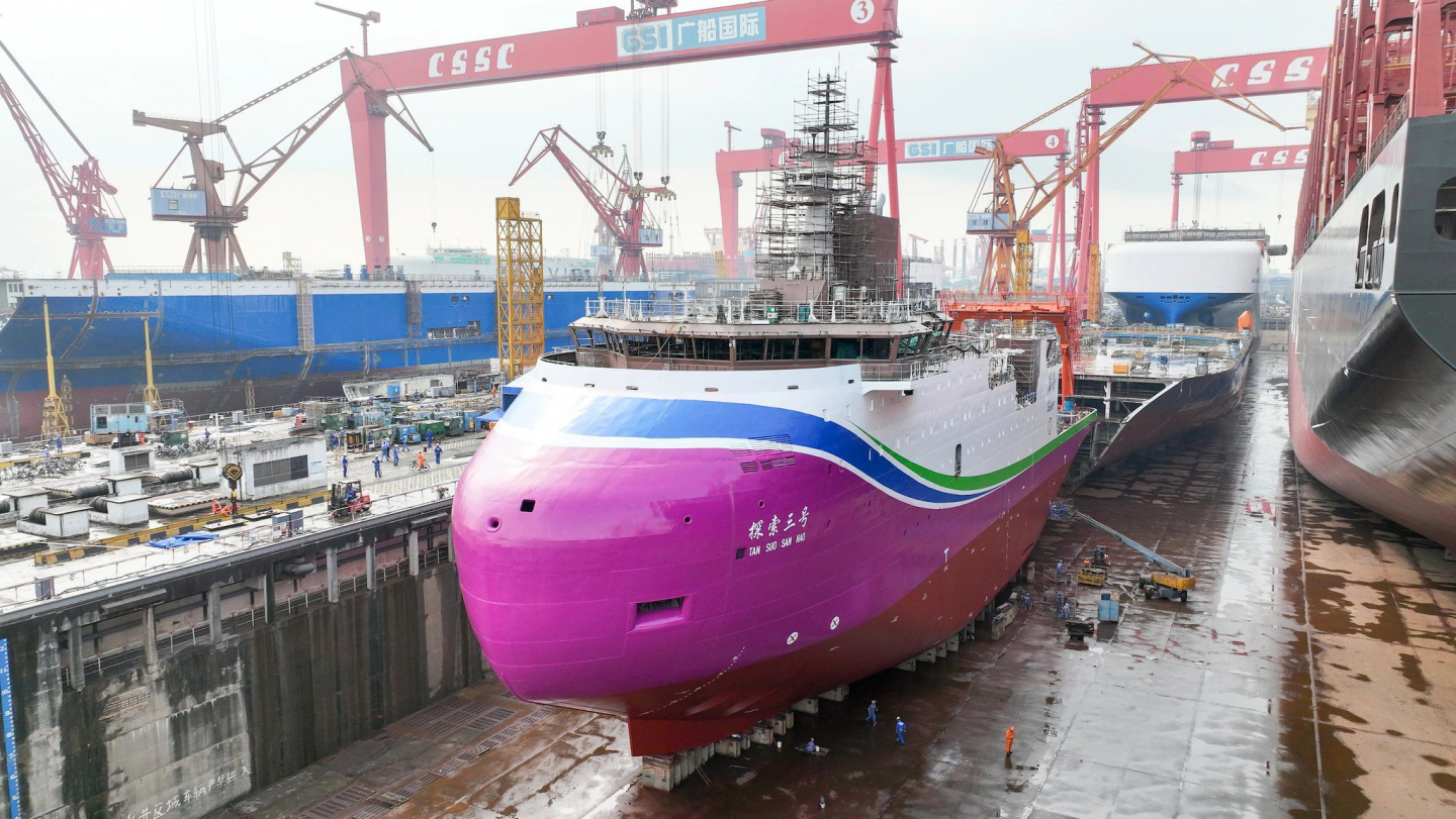 China Delivers Arctic Research Vessel, Expanding Polar Presence ...