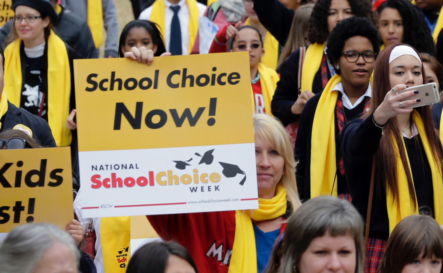 On the March, School Choice Takes Its Fight From Red, Right to Blue ...
