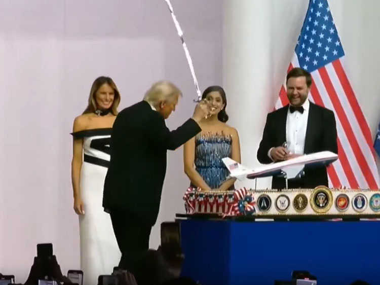 Watch: Trump "Sword Dance" As "YMCA" Plays | Video | RealClearPolitics