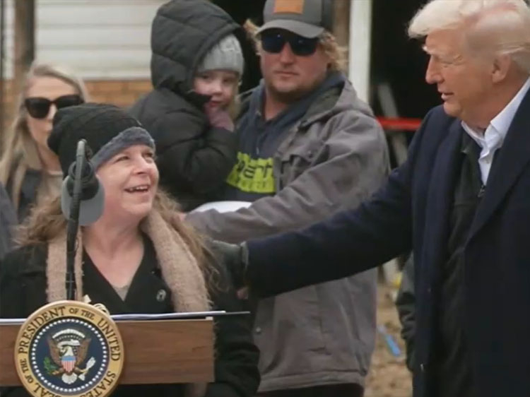 Trump Hands Press Conference Over To Hurricane Helene Survivors: "Our ...
