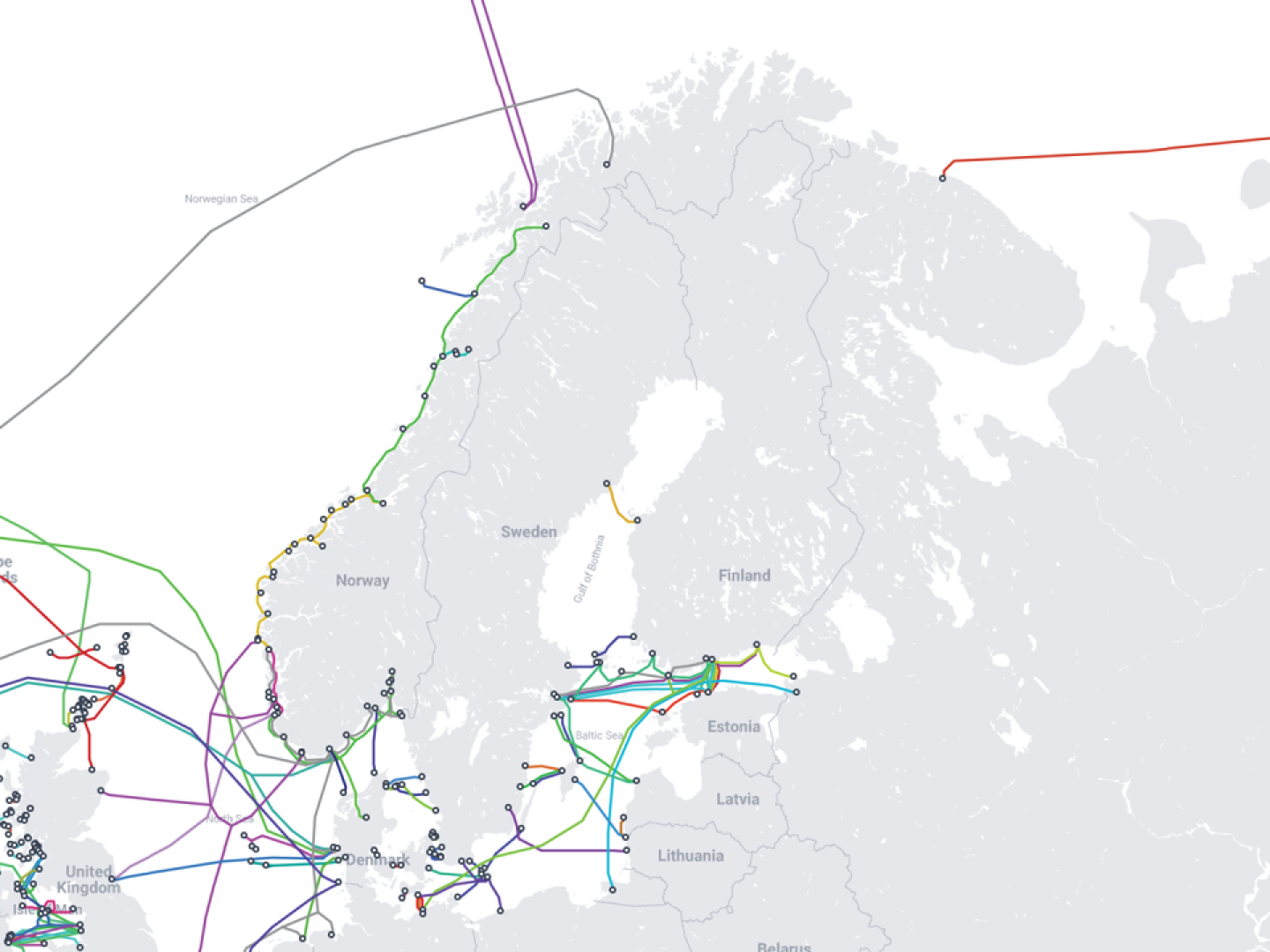 Hybrid Attacks Rise on Undersea Cables in Baltic and Arctic Regions ...