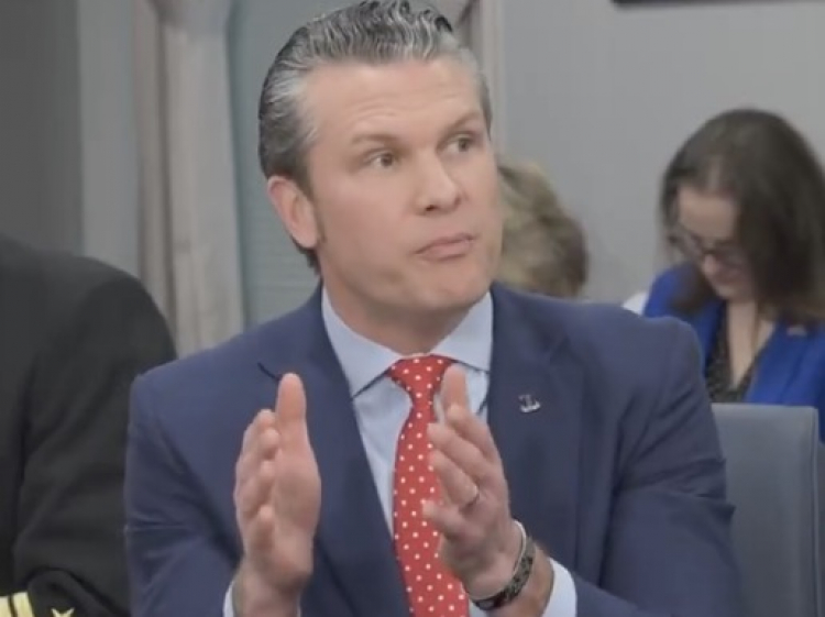SecDef Hegseth to Media: Trump Got Elected To Bring Peace, Your Pro ...