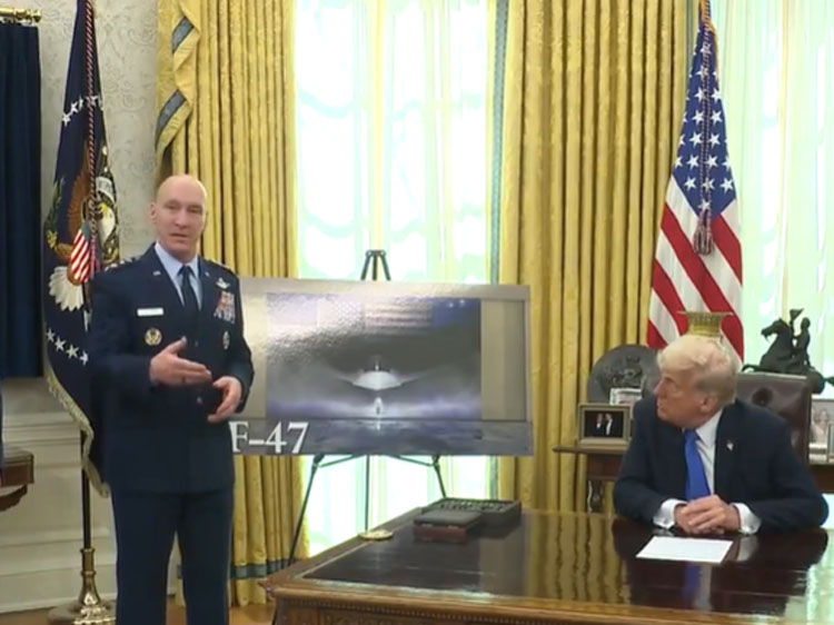 Air Force Presents Sixth Generation "F-47" Stealth Jet: "This Was A Big ...