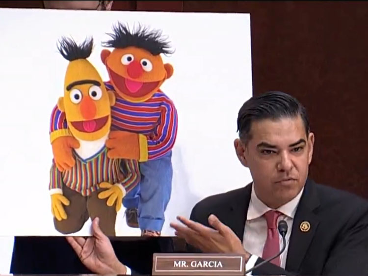 Dem Rep. Robert Garcia Mocks DOGE Committee's PBS Hearing: Bert & Ernie ...