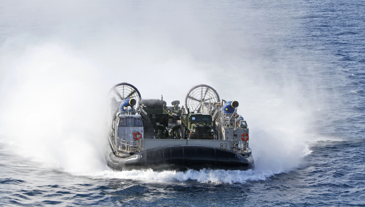 U.S. Marines: Training on the Amphibious Assault Ship USS Wasp (LHD 1 ...